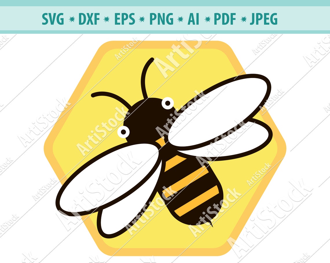 Bee SVG Queen Bee Svg Honey Svg Bee Clipart Bee Files for - Etsy