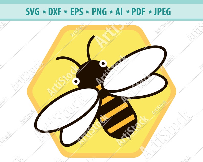 Bee SVG Queen Bee Svg Honey Svg Bee Clipart Bee Files for - Etsy