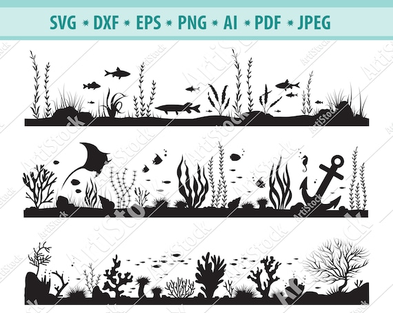 Underwater Scene Clipart