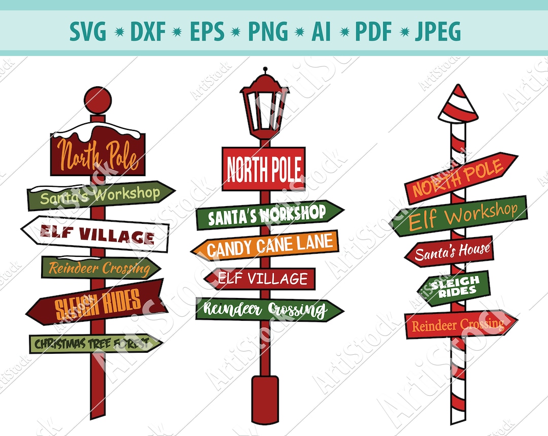 North pole sign store