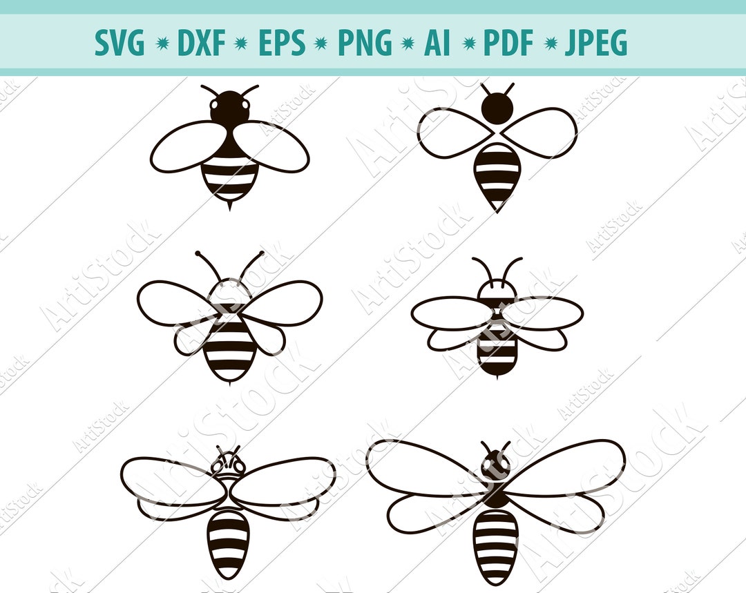 Bee SVG, Queen Bee Svg, Honey Svg, Bee Clipart, Bee Files for Cricut ...