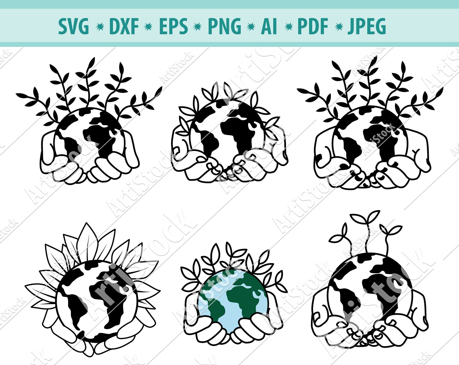Earth Svg Earth Clipart Globe Svg Earth Day Svg Earth | Etsy