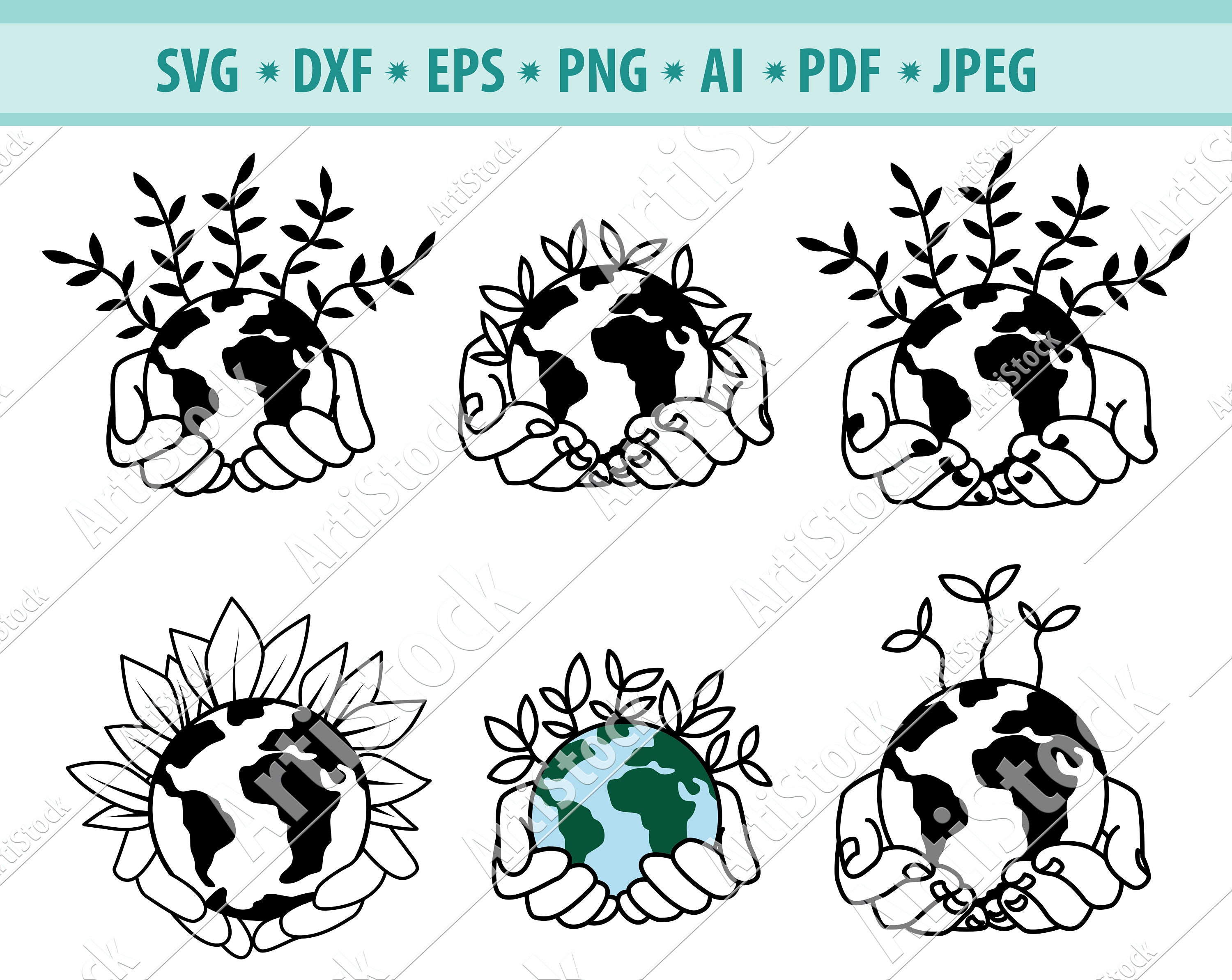Earth Svg Earth Clipart Globe Svg Earth Day Svg Earth | Etsy
