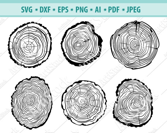 Tree Slice Slab Trunk Stump Svg Lumber Svg Lumberjack - Etsy Canada