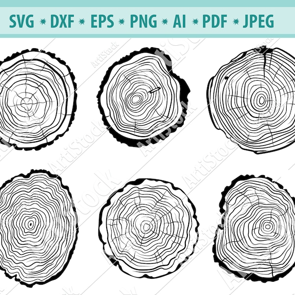 Tree Trunk Slices - Etsy