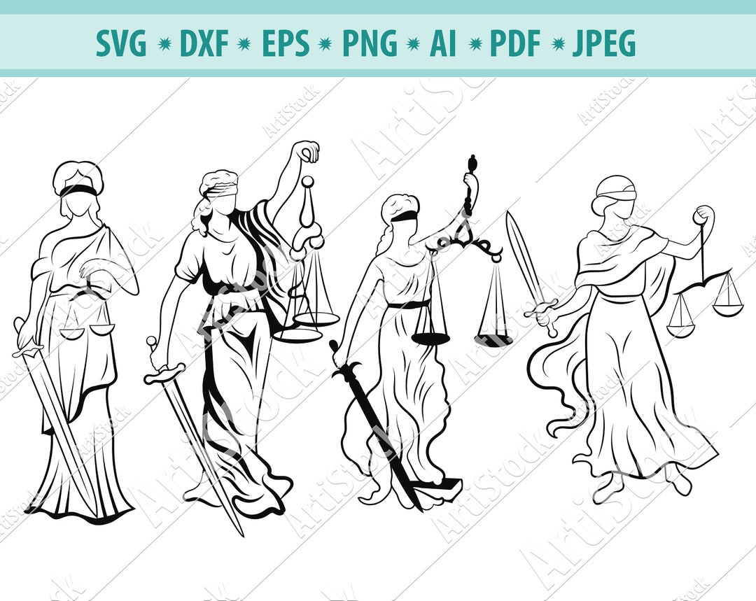 Statue of Justice, Justice Svgs, Courthouse Svg, Lady Justice Svg ...