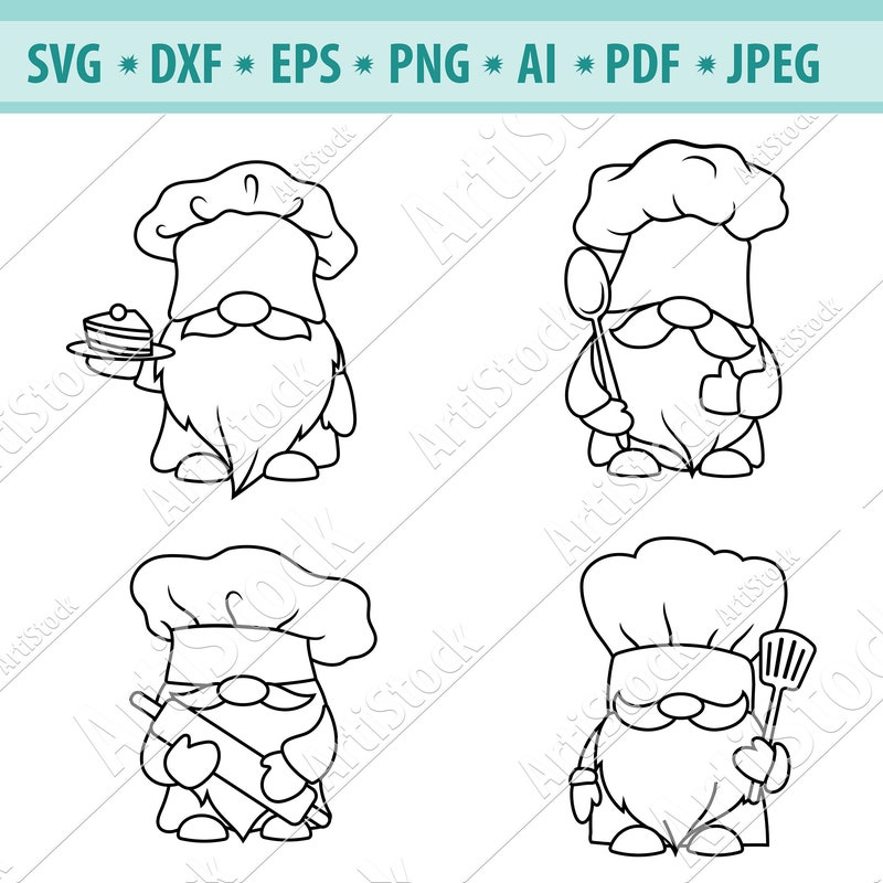 Chef Gnome - Etsy