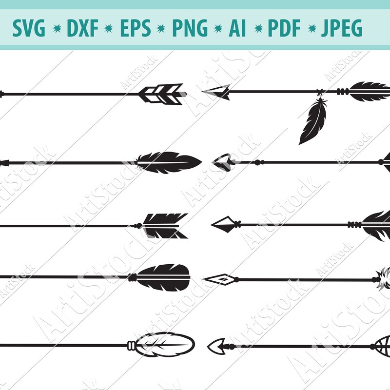 Tribal Arrow Svg - Etsy