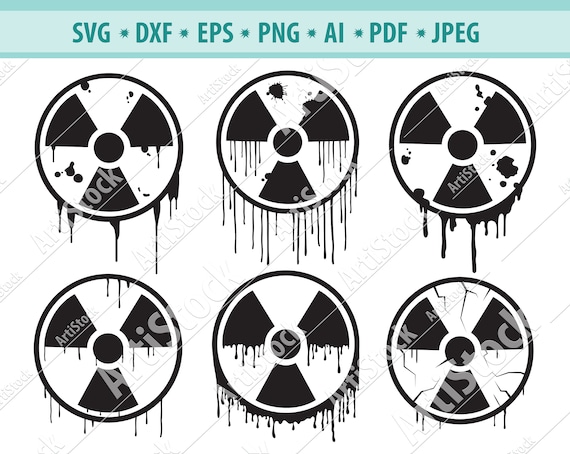 Radiation Symbol Svg Atomic Signs Svg Nuclear Logo Svg - Etsy UK