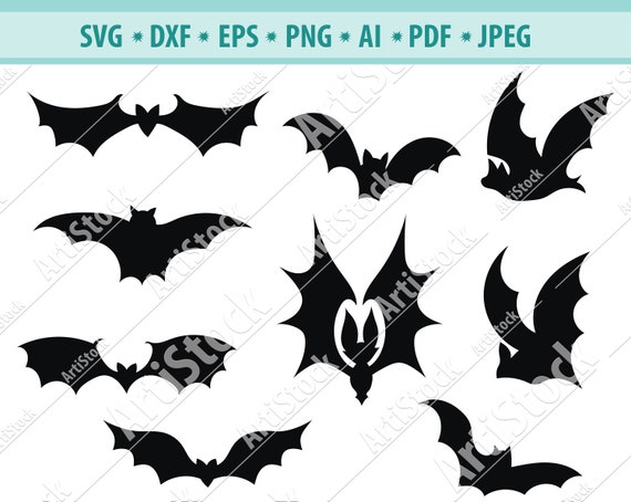 Bat SVG Bundle Bat SVG Halloween Bat SVG Bat Cut Files For - Etsy France