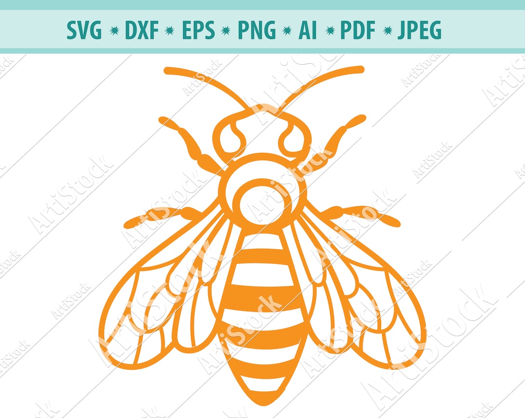 Bee SVG, Queen Bee Svg, Honey Svg, Bee Logo, Bee Clipart, Honeycomb Svg ...