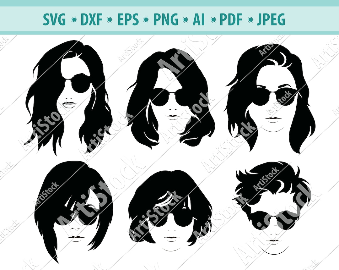 Woman's Face Svg, Woman Svg File, Girl SVG Instantly Loading Woman ...