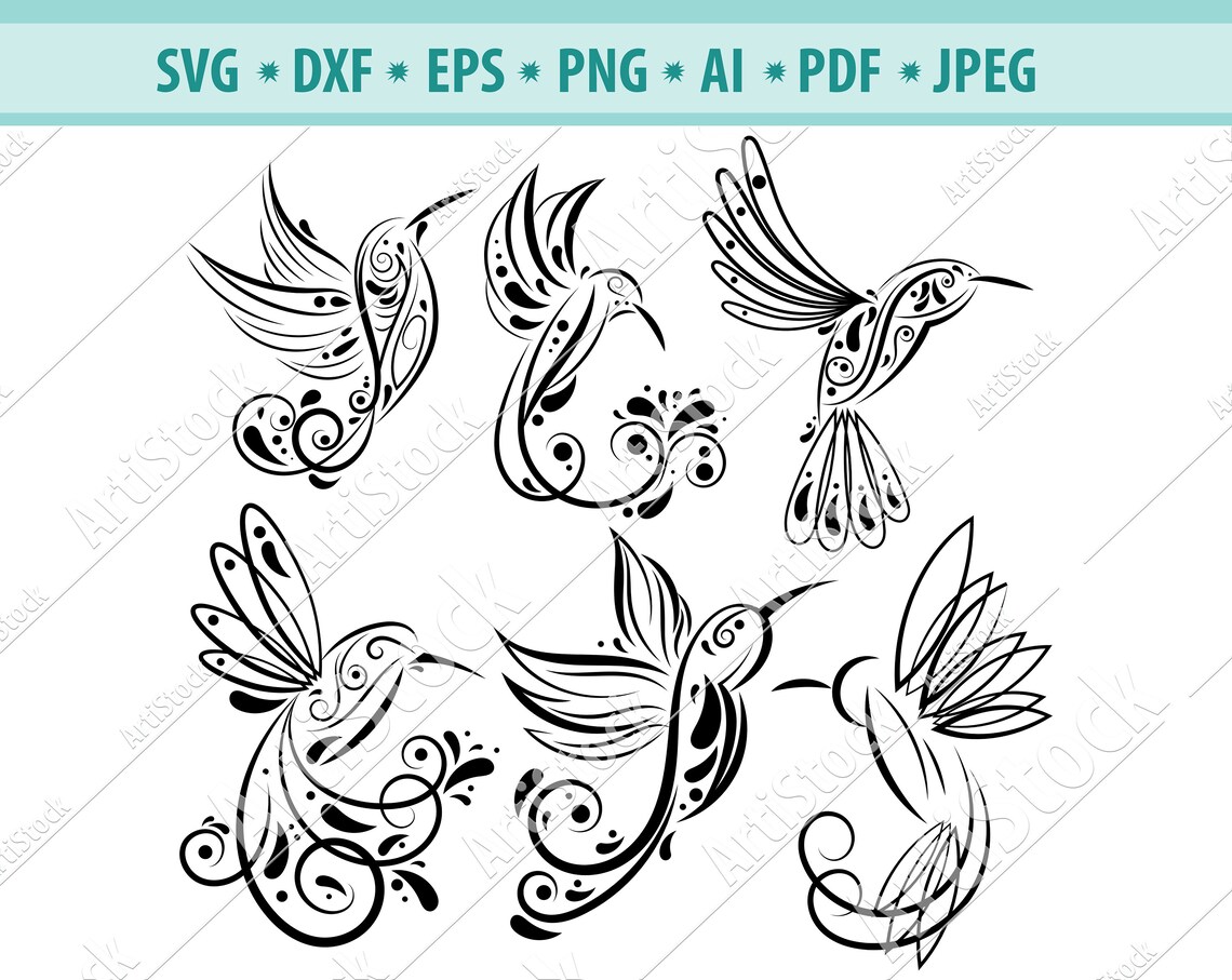 Hummingbird SVG File Hummingbird Wreath Svg File Hummingbird - Etsy