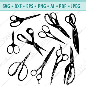 Scissors SVG Bundle Scissors SVG Scissors Clipart Scissors - Etsy