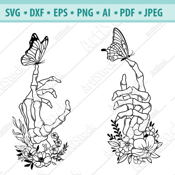 Butterfly Skeleton - Etsy