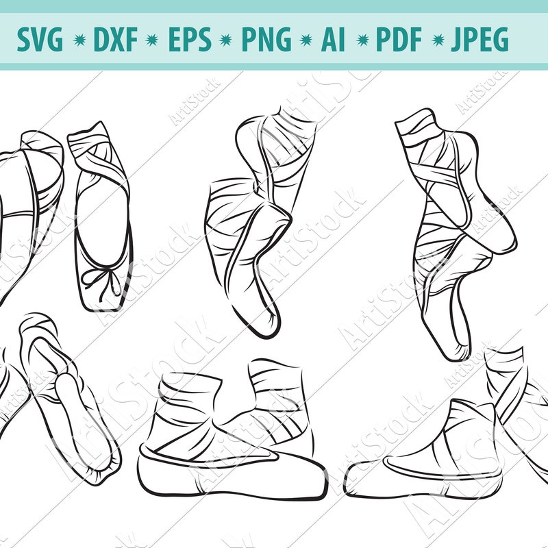 Pointe Shoe Art - Etsy