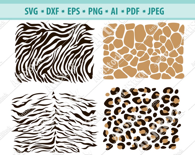 Animal Patterns SVG, Animal Print Svg, Animal Skins Png, Svg Cut Files ...