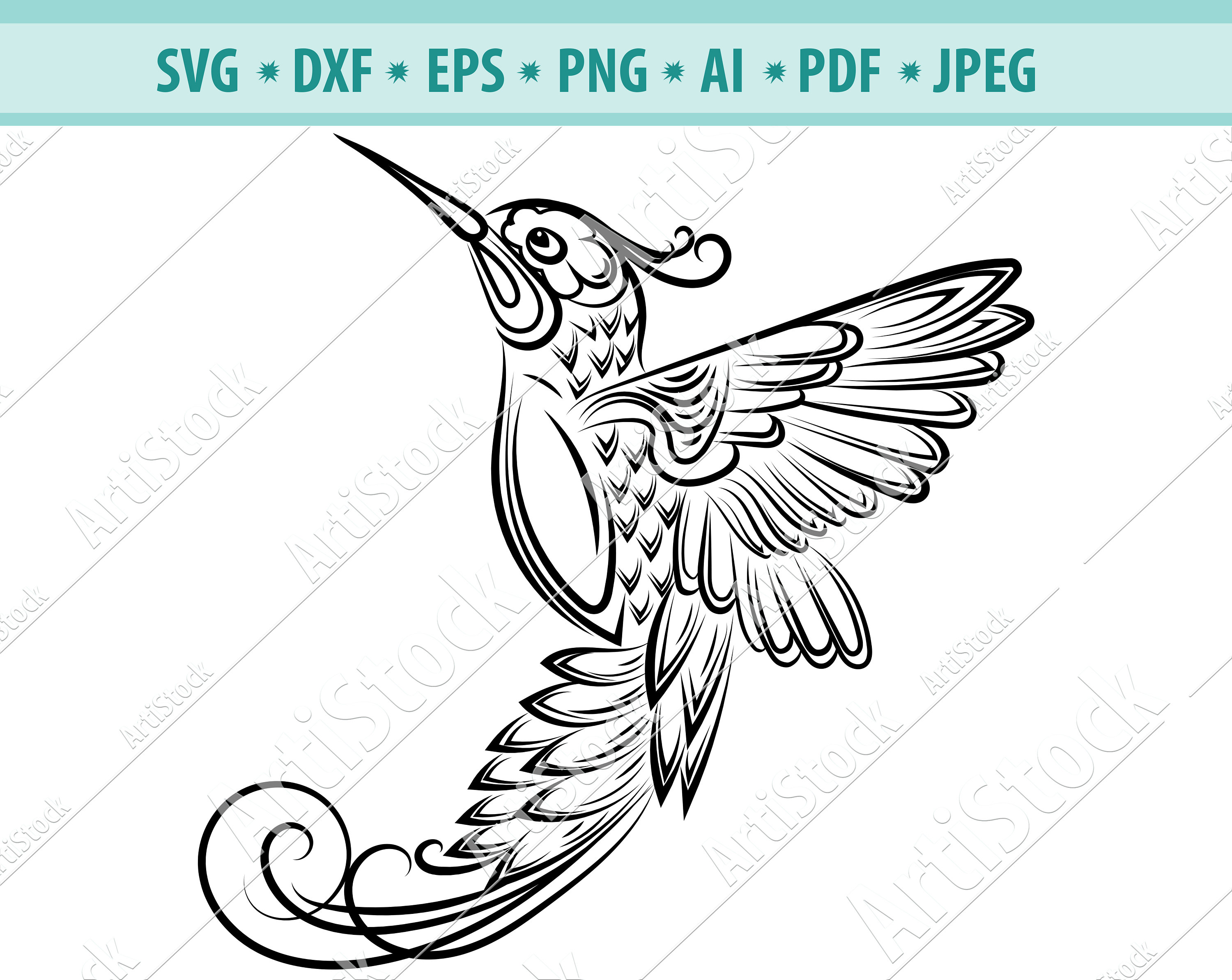Archivo SVG colibrí archivo svg Hummingbird Wreath archivo - Etsy México