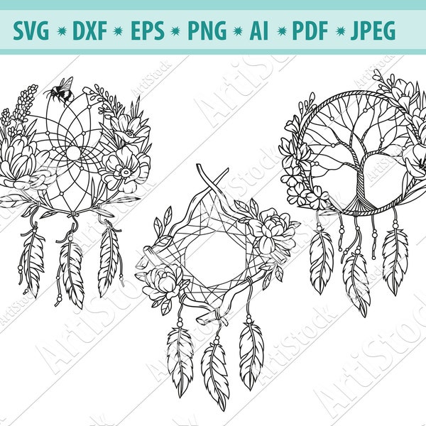 Dreaming Tree Svg - Etsy