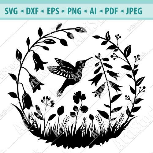 Hummingbird SVG - Etsy