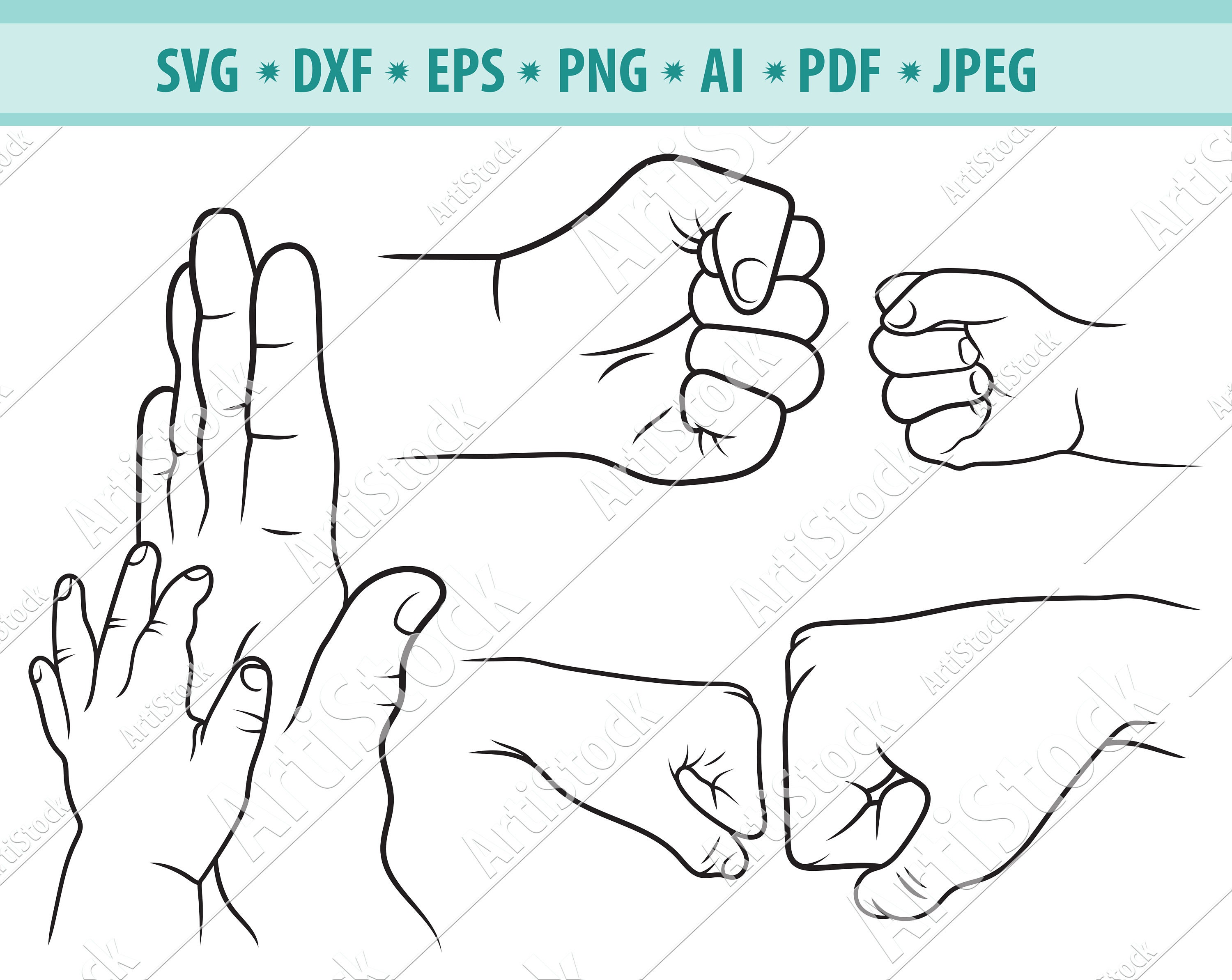 Fist Bump SVG Padre e Hijo SVG Papá Svg Son Svg Silhouette | Etsy España