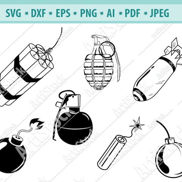 Bomb Svg - Etsy