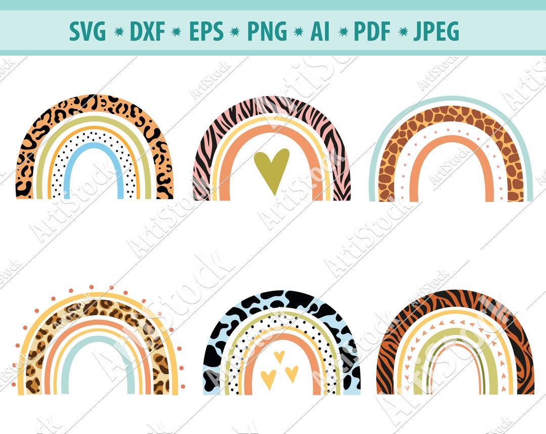 Rainbow SVG File Baby Shower Svg Rainbow Cut File Rainbow - Etsy