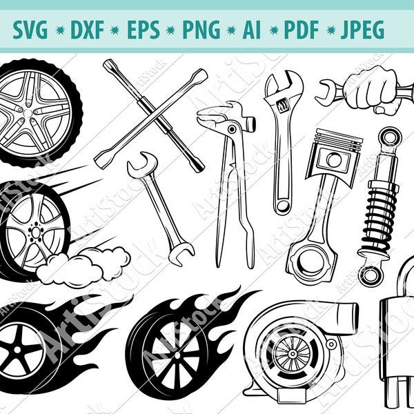 Repair Parts Svg - Etsy