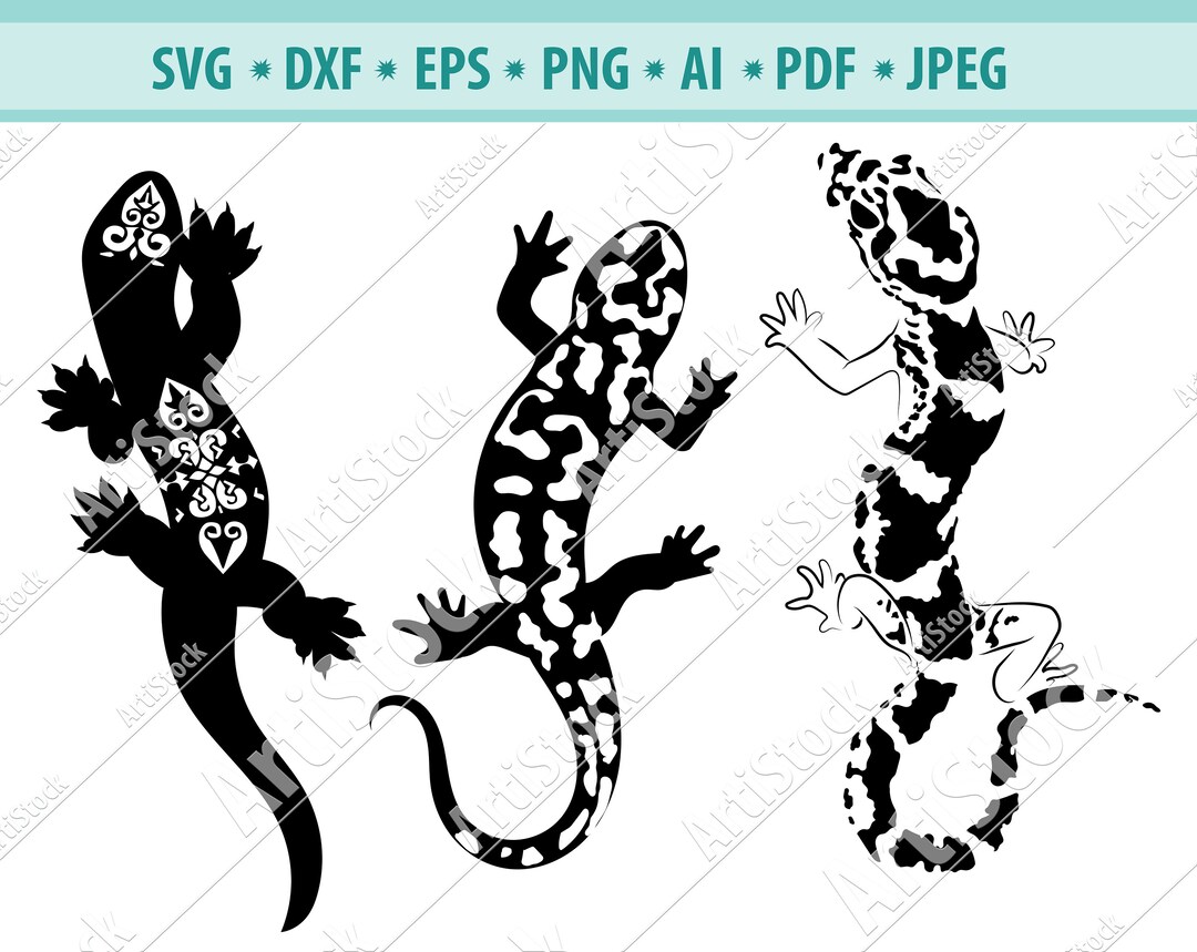 Lizard SVG Bundle, Lizard SVG, Lizard Clipart, Lizard Cut Files for ...