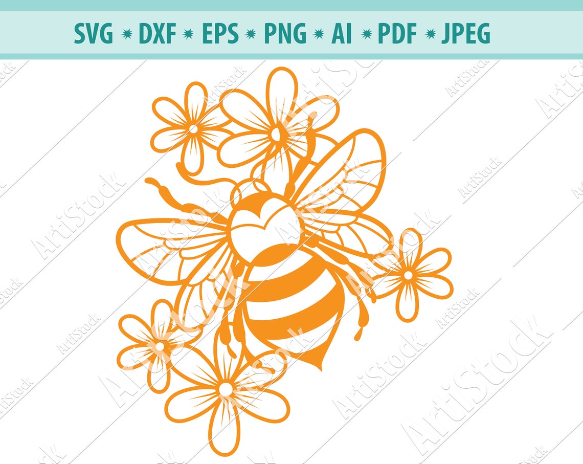 Bee SVG Queen Bee Svg Honey Svg Bee Logo Bee Clipart - Etsy