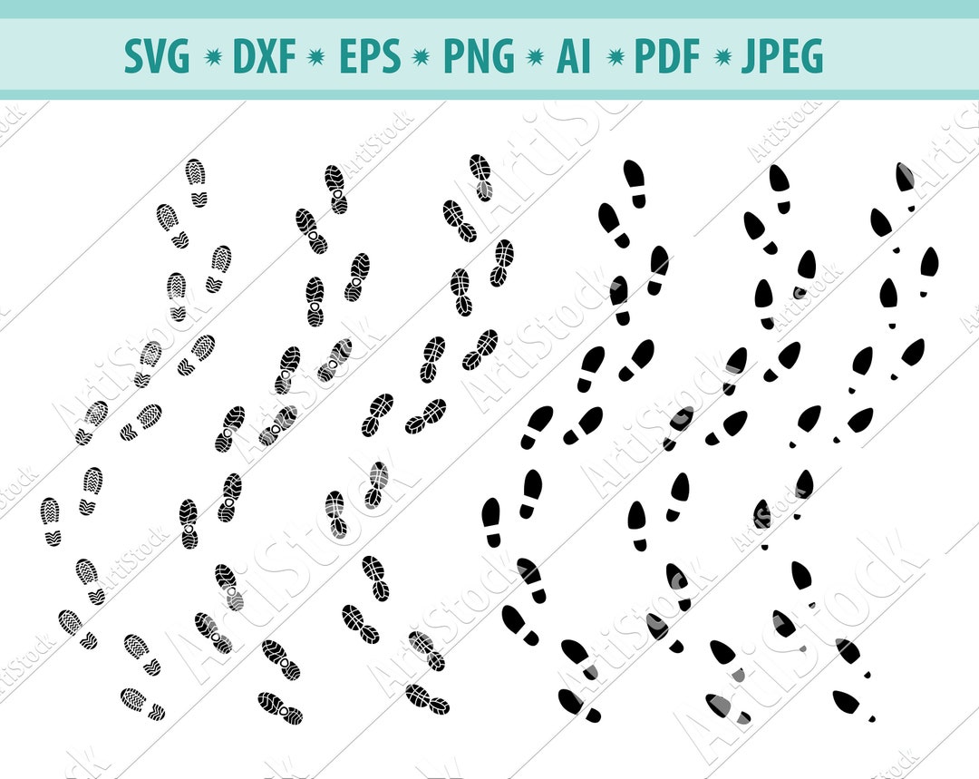 Shoes Prints Svg, Shoe Bottom Svg, Footprint Svg, Shoe Print Clipart ...