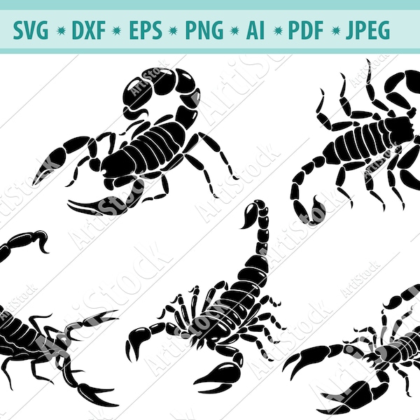 Scorpion Svg - Etsy