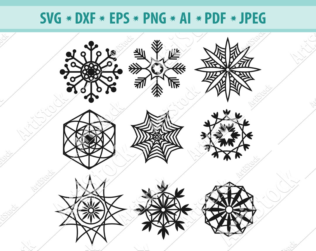Snowflake SVG Bundle, Snowflake Svg - Snowflake Clipart -snowflake ...