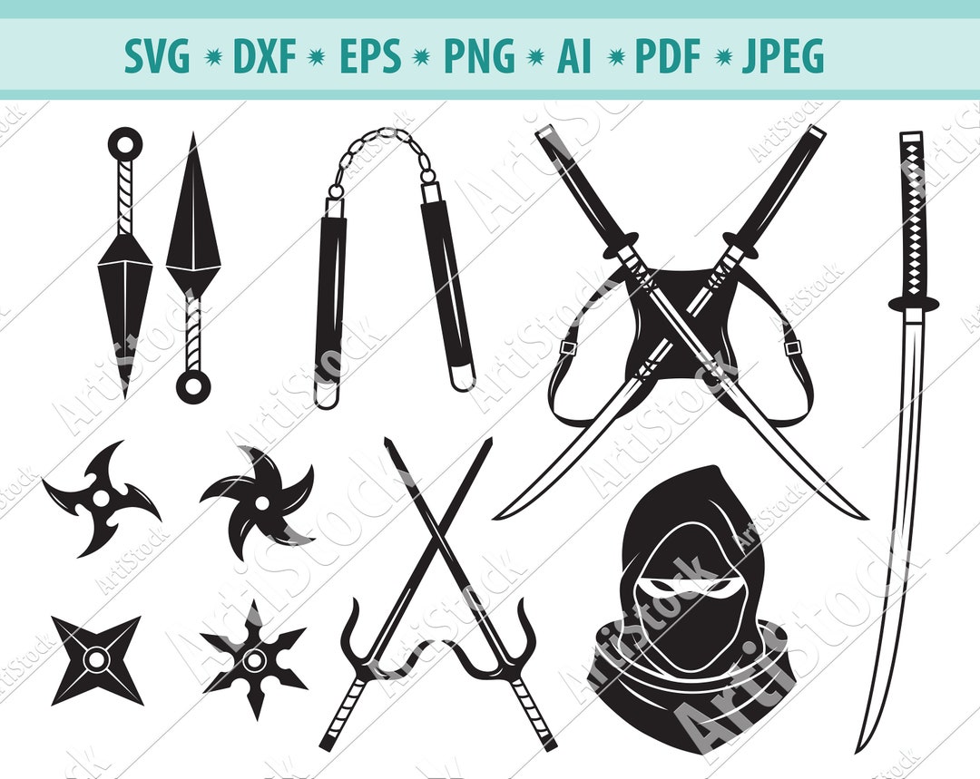 Ninja Weapon Svg, Ninja Star SVG, Shuriken SVG, Ninja Item Svg, Ninja ...