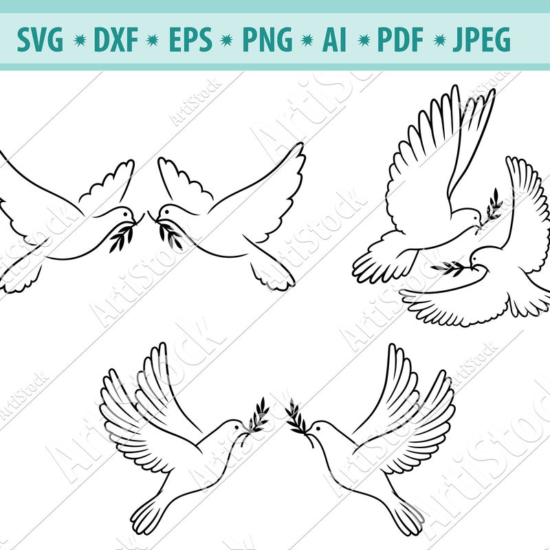 Dove Svg - Etsy