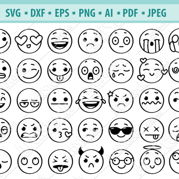 Emotion Svg - Etsy