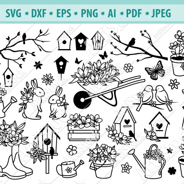 Gardening Svg Files - Etsy