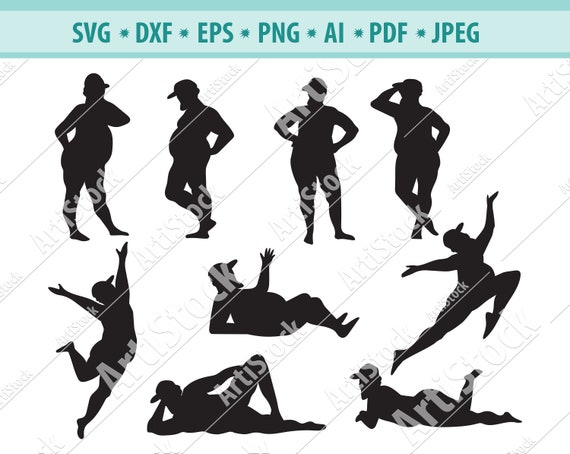Fat Man SVG Funny Guy SVG Man Body Svg Posing Man Svg - Etsy