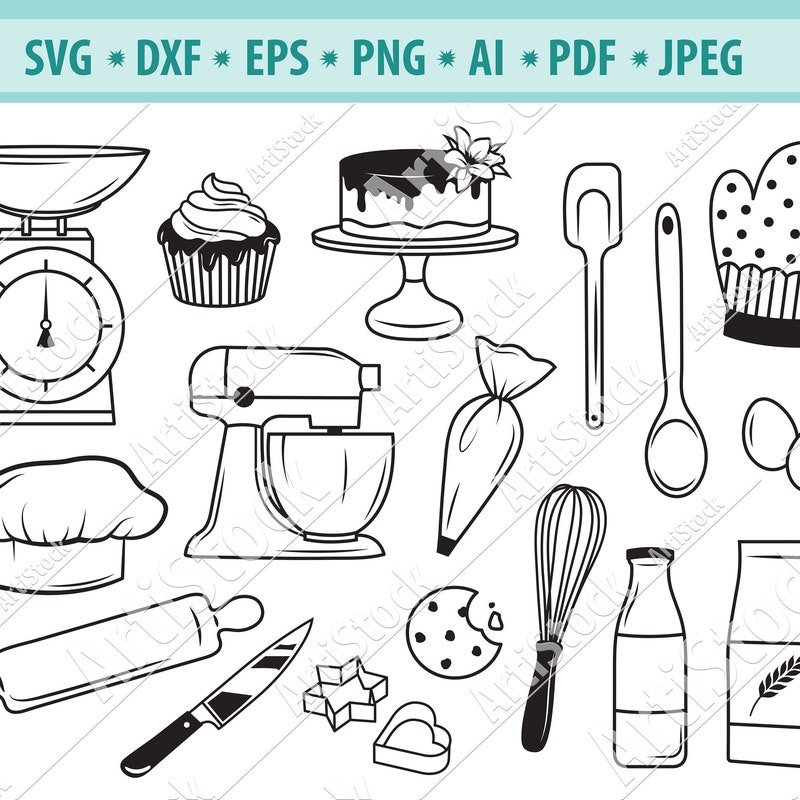 Bakery Svg - Etsy