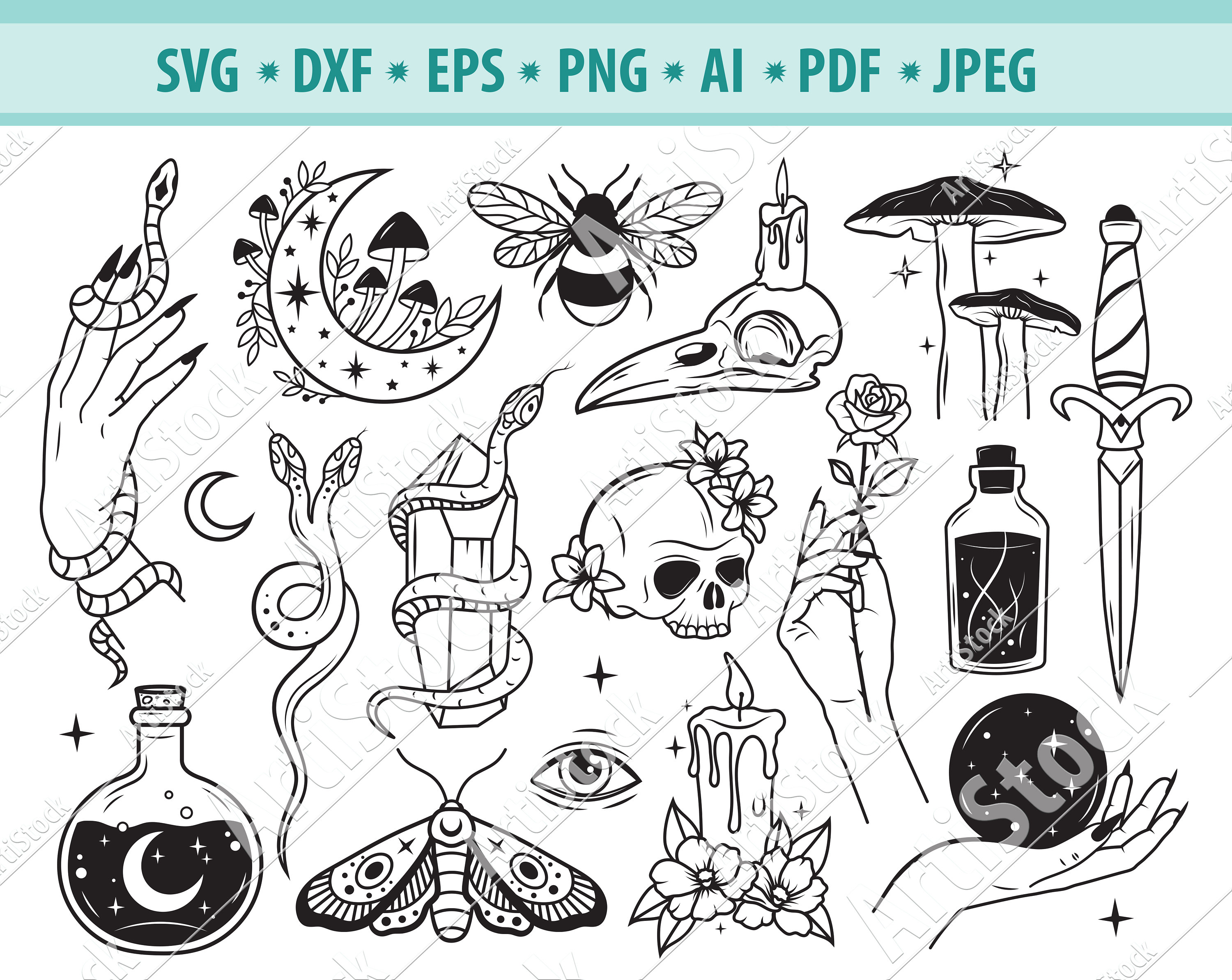 Scrapbooking Clip Art & Image Files Witchcraft svg|aligned svg|divine ...