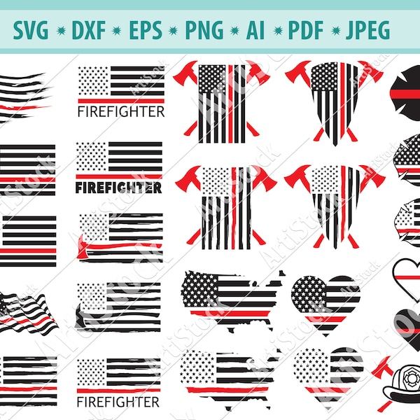 Thin Red Line Svg - Etsy