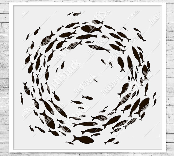 School Of Fish Vector