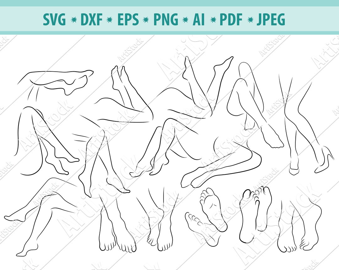 Woman Legs Svg, Sexy Legs Svg, Vector Image, Legs Cut File, Legs ...