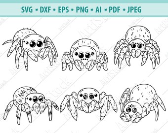 Cute Jumping Spider Png Spider Png Spider Transfer Jumping - Etsy