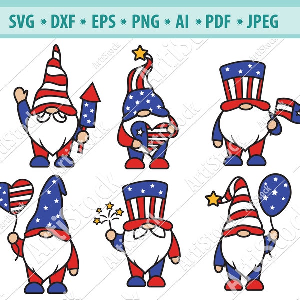 Patriotic Gnome - Etsy