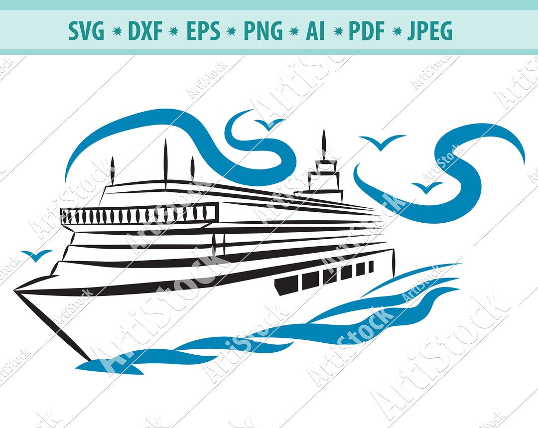 Cruise Ship SVG - Cruise SVG - Boat SVG - Ship Svg - Nautical Svg ...