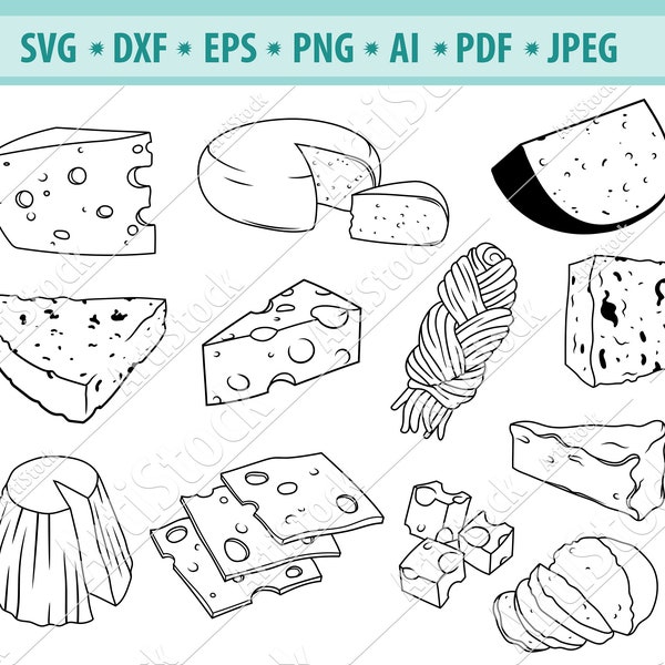 Cheese Svg - Etsy