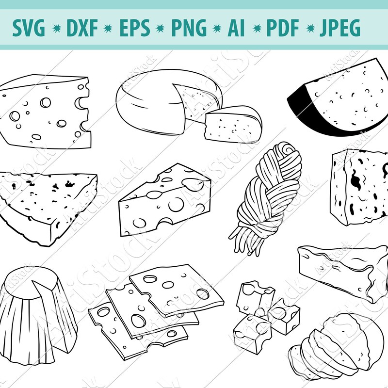 Cheese Svg - Etsy