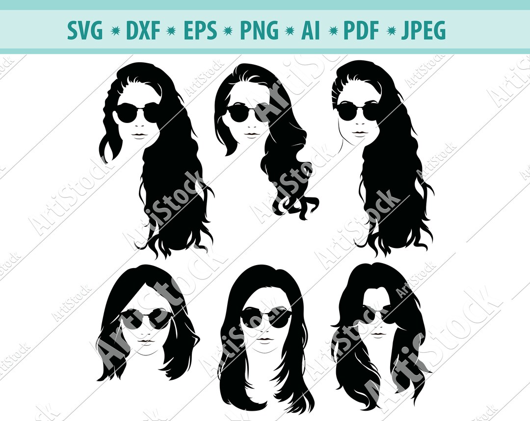 Woman's Face Svg, Woman Svg File, Girl SVG Instantly Loading Woman ...