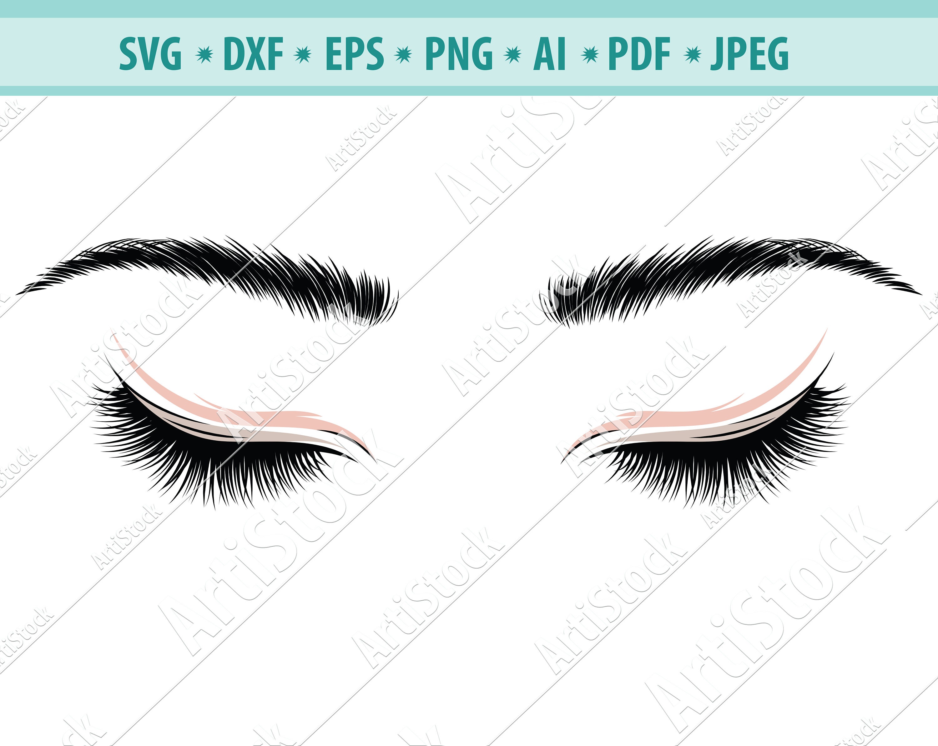 Eyelashes Svg Eyes Svg Beauty Svg Make up Svg Eye Lashes - Etsy Canada